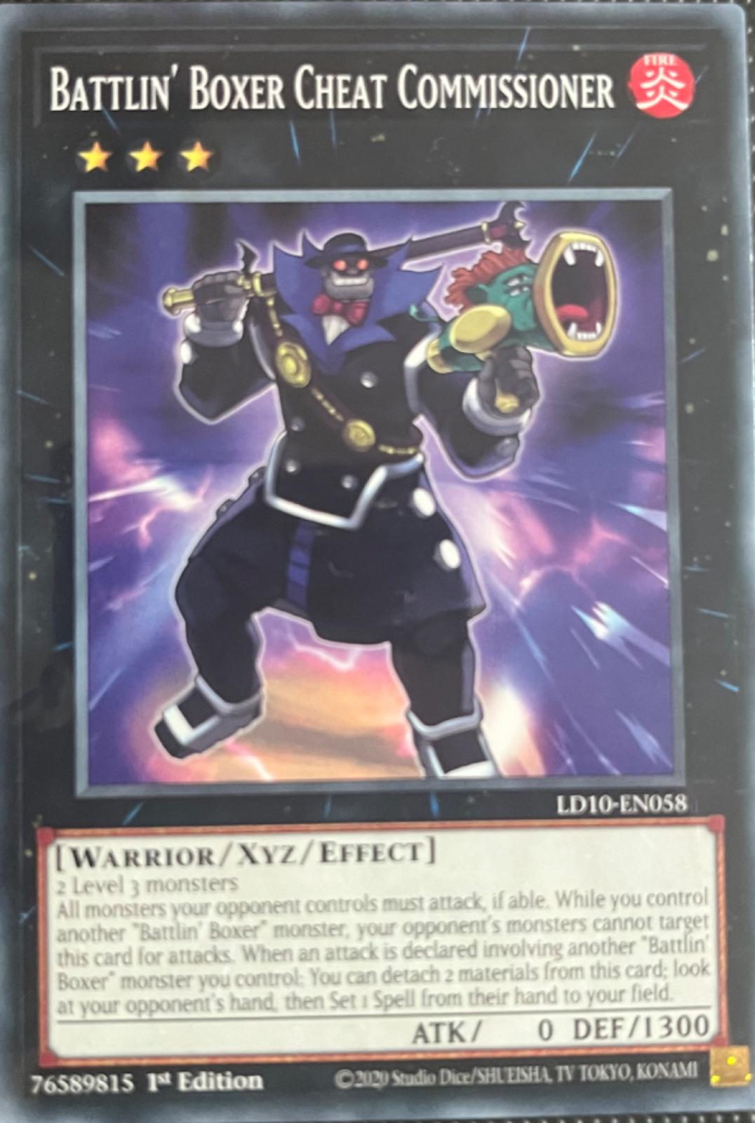 Battlin' Boxer Cheat Commissioner LD10-EN058 Prices | YuGiOh Legendary ...