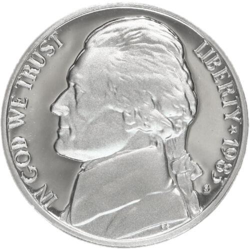 1983 S [PROOF] Jefferson Nickel Prices | Ungraded, NGC, PCGS Values