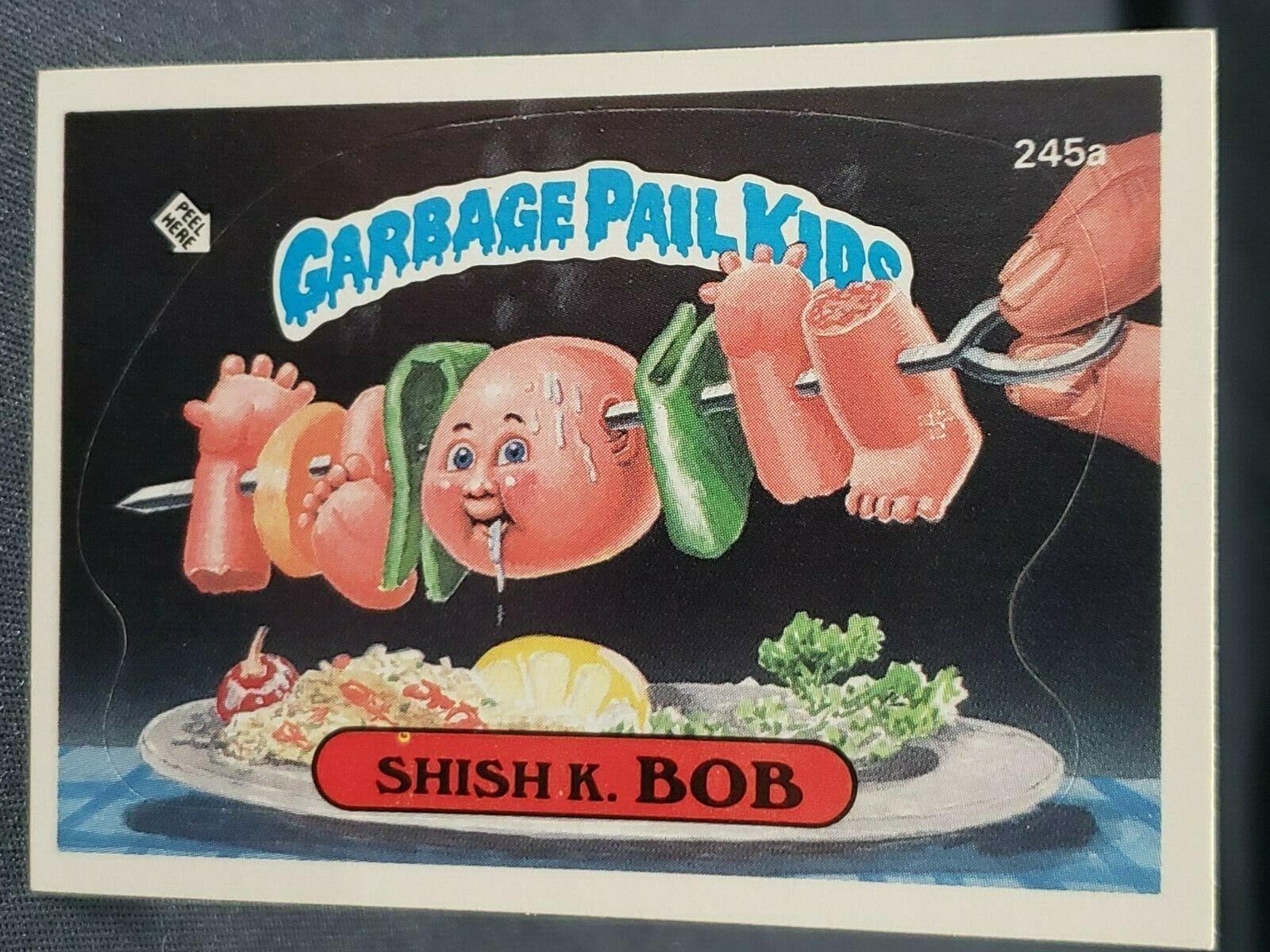Shish K. BOB #245a Prices | 1986 Garbage Pail Kids | GPK Cards