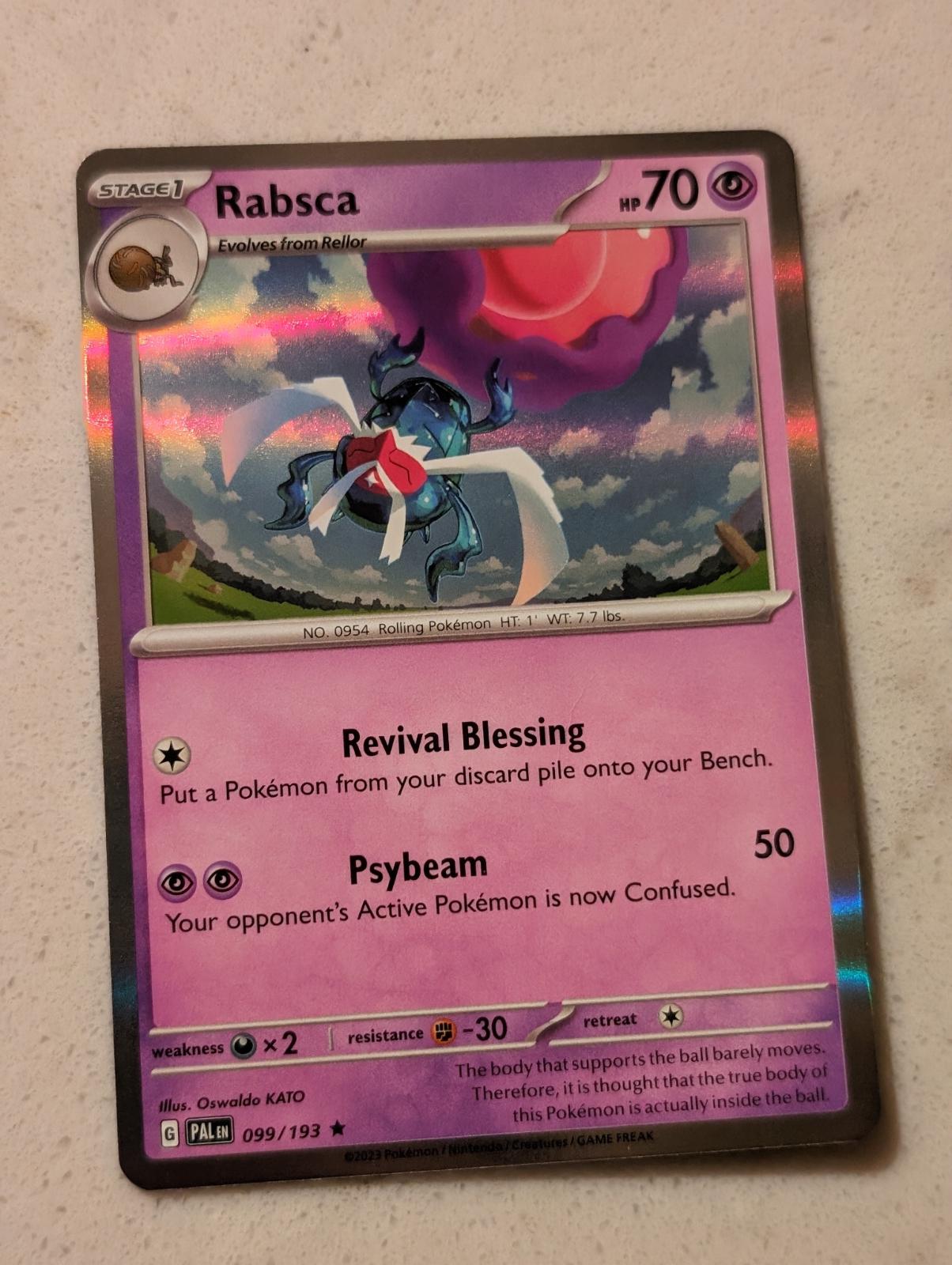 Rabsca | Ungraded | Pokemon Paldea Evolved