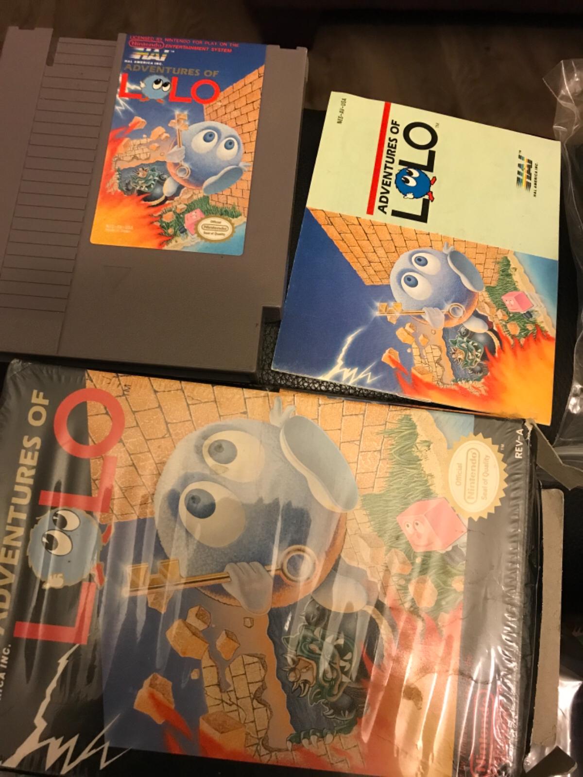 Adventures of Lolo | Item, Box, and Manual | NES
