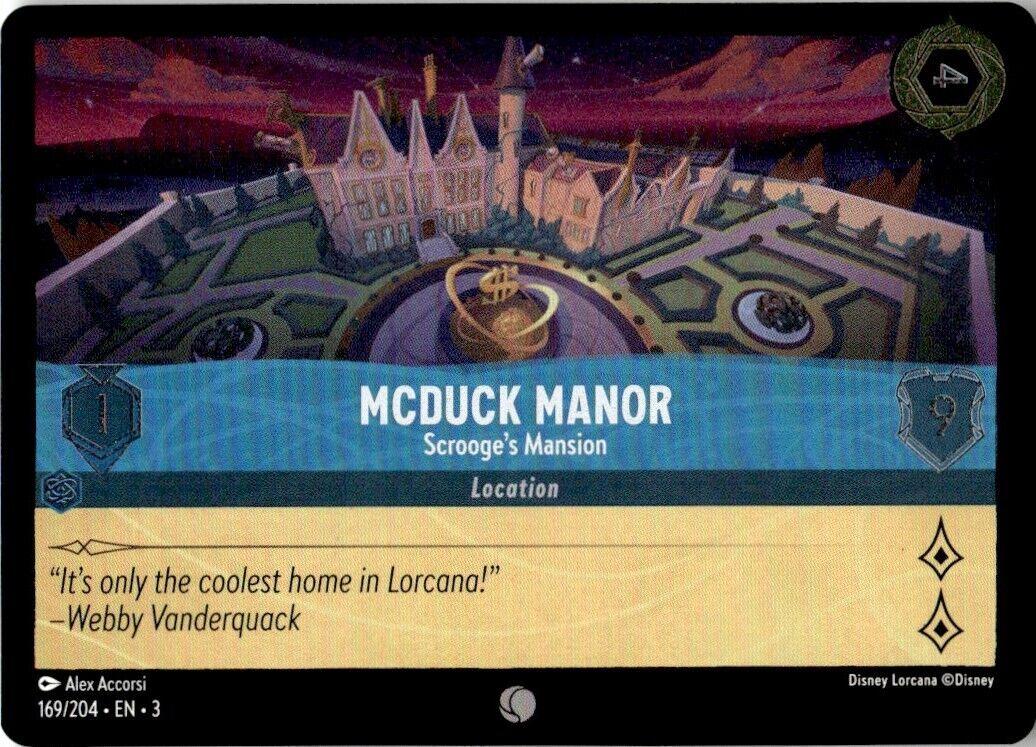 McDuck Manor - Scrooge's Mansion #169 Prices | Lorcana Into the ...