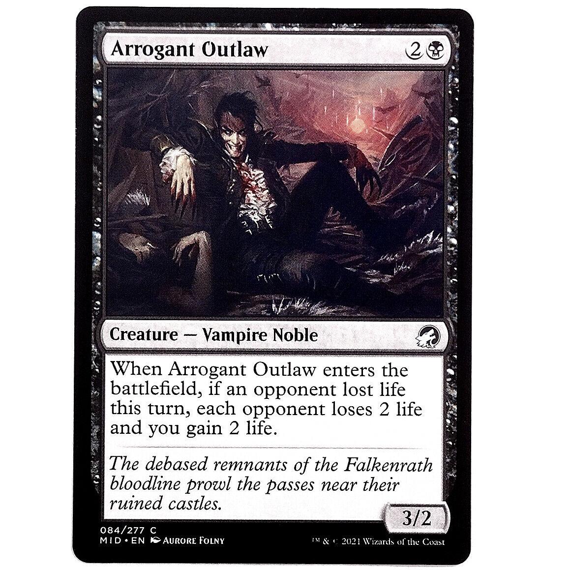 Arrogant Outlaw #84 Prices | Magic Innistrad: Midnight Hunt | Magic Cards