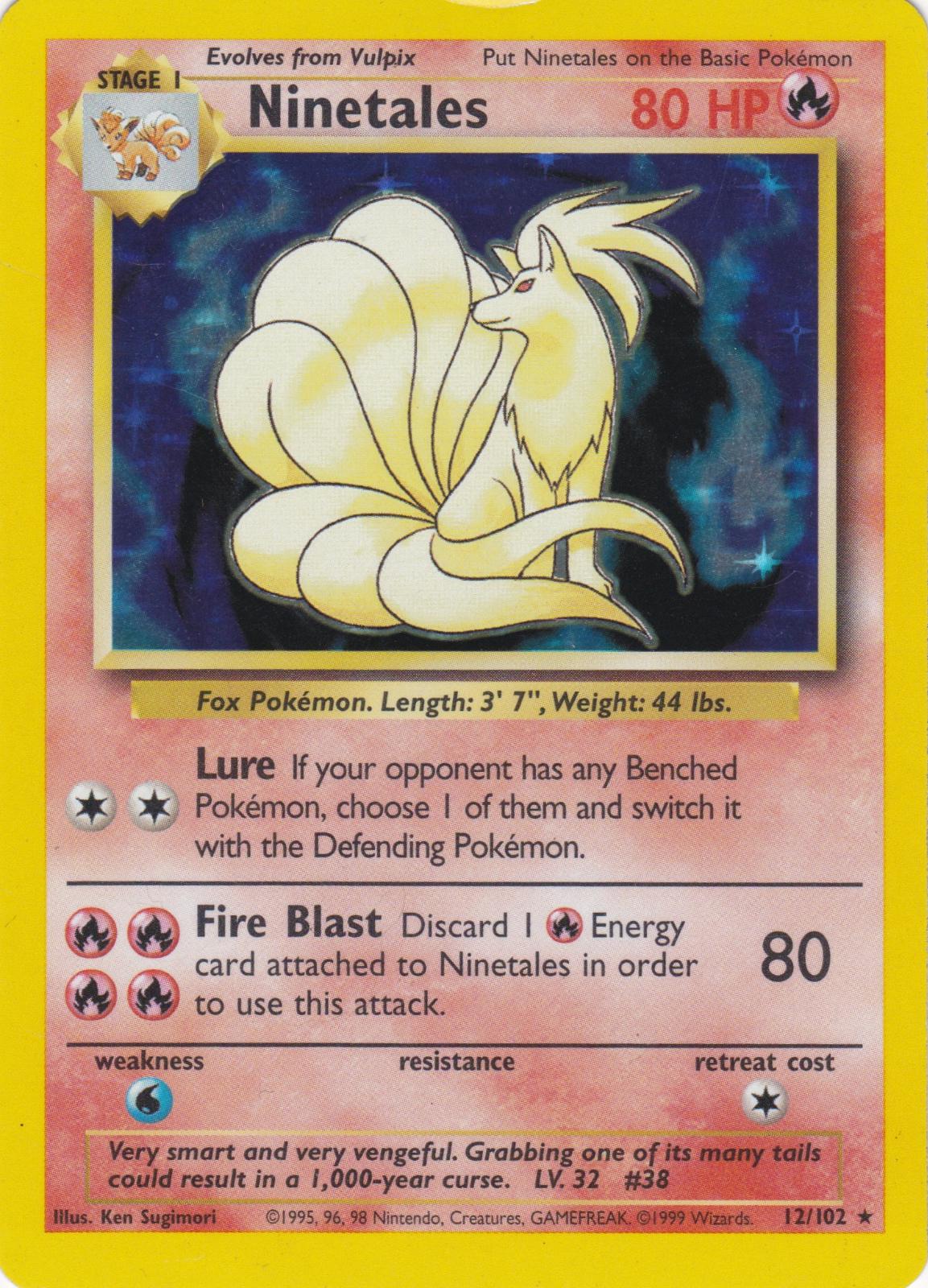 Ninetales [Black Flame] #12 Prices | Pokemon Base Set | Pokemon Cards