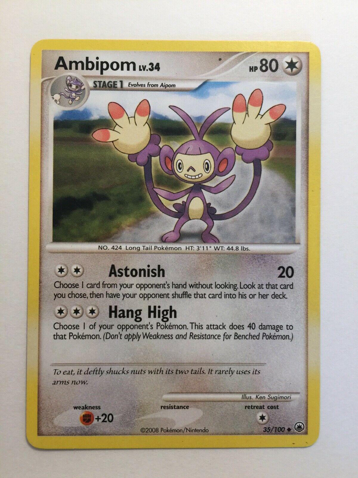 Ambipom #35 Prices | Pokemon Majestic Dawn | Pokemon Cards