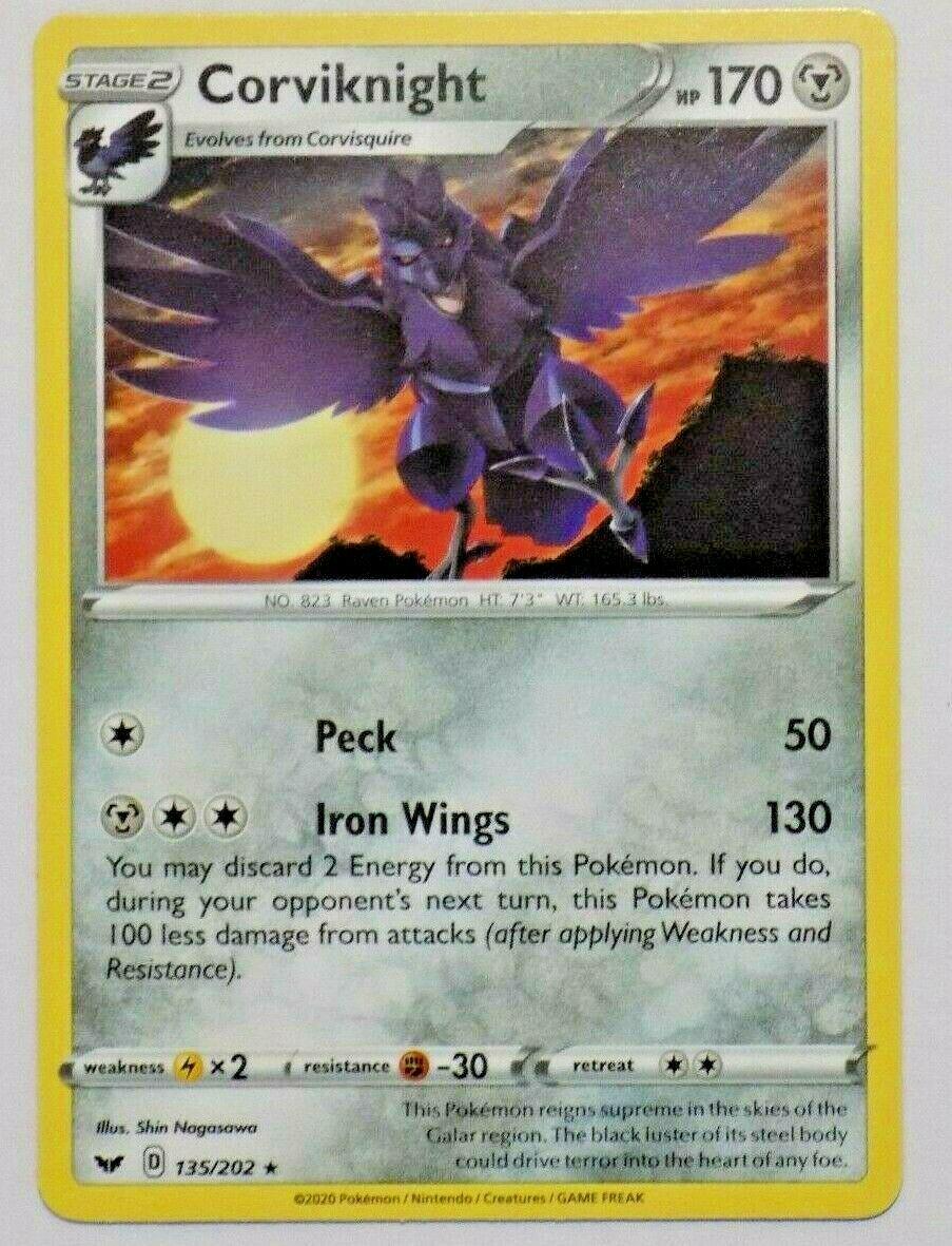 Corviknight #135 Prices | Pokemon Sword & Shield | Pokemon Cards