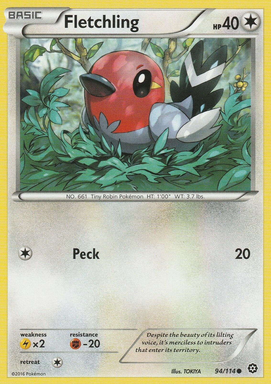 Fletchling 94 Prices Pokemon Steam Siege Pokemon Cards