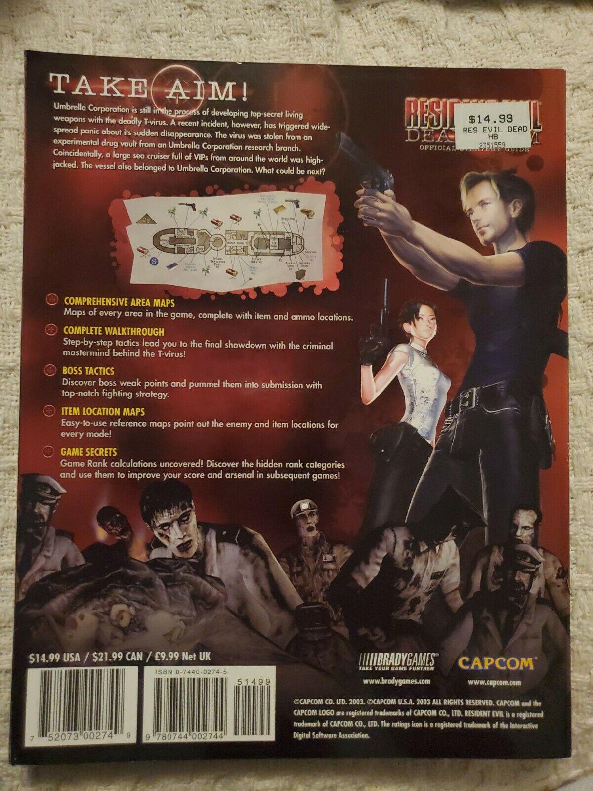 Resident Evil Dead Aim [Bradygames] Prices Strategy Guide | Compare ...
