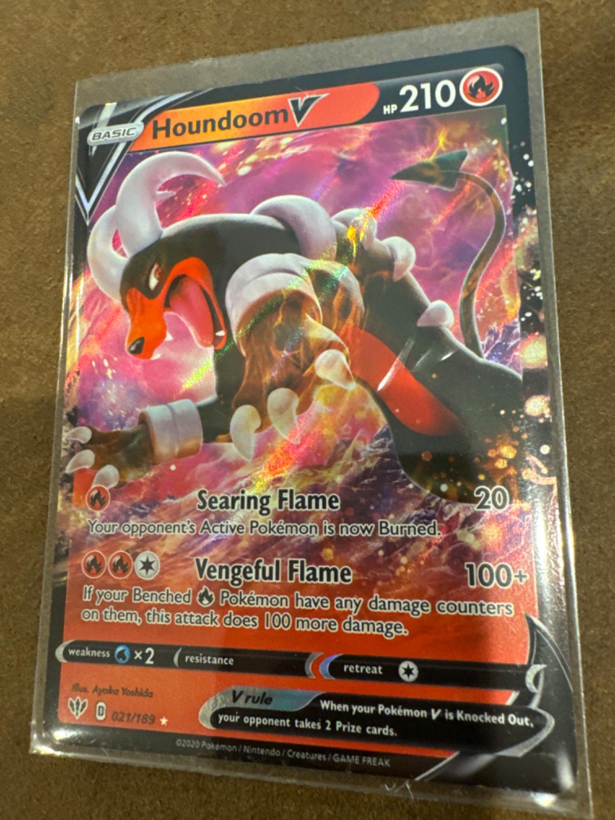Houndoom V | Ungraded | Pokemon Darkness Ablaze