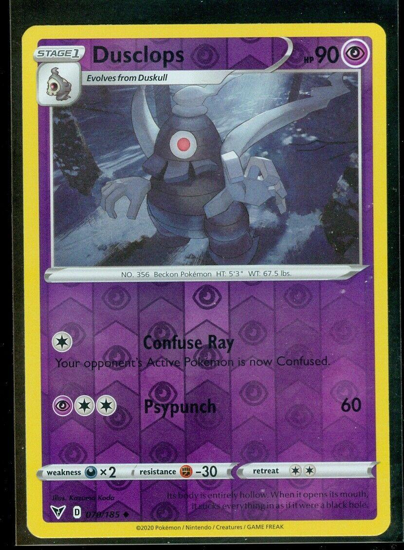 Dusclops [Reverse Holo] #70 Prices | Pokemon Vivid Voltage | Pokemon Cards