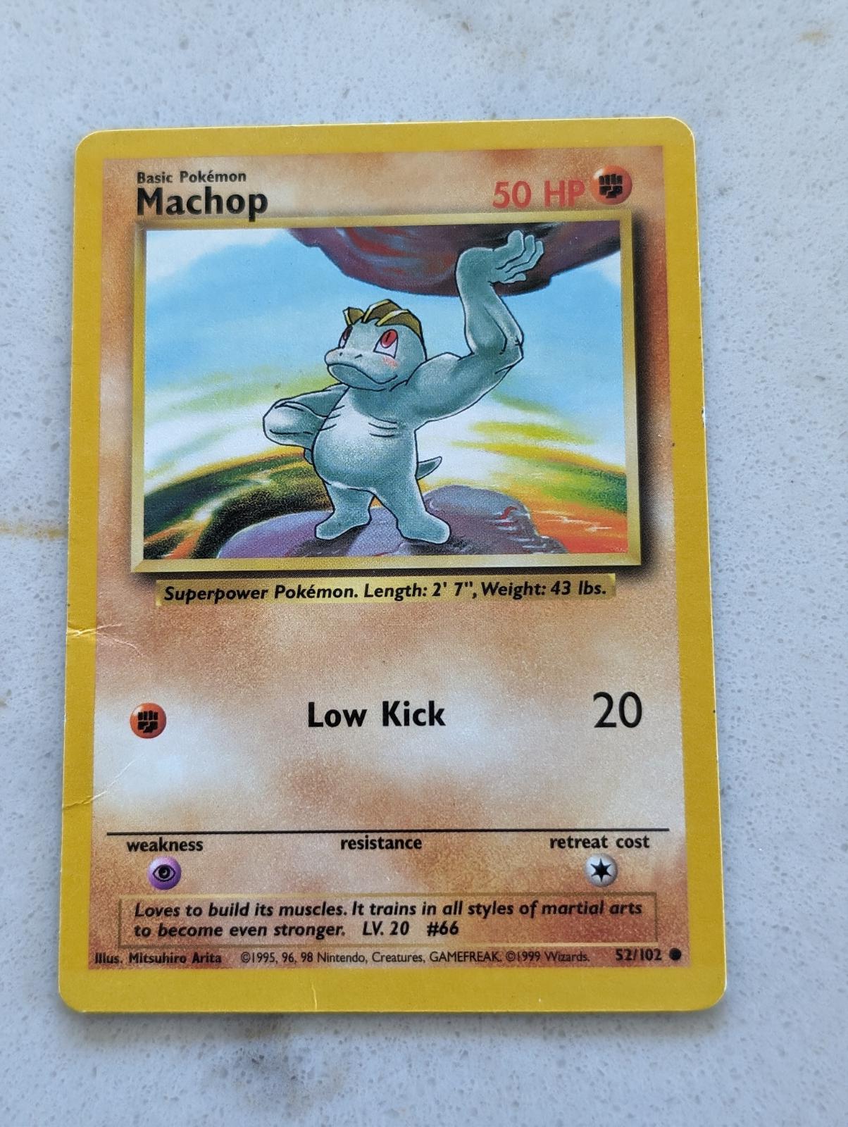 Machop | Ungraded | Pokemon Base Set