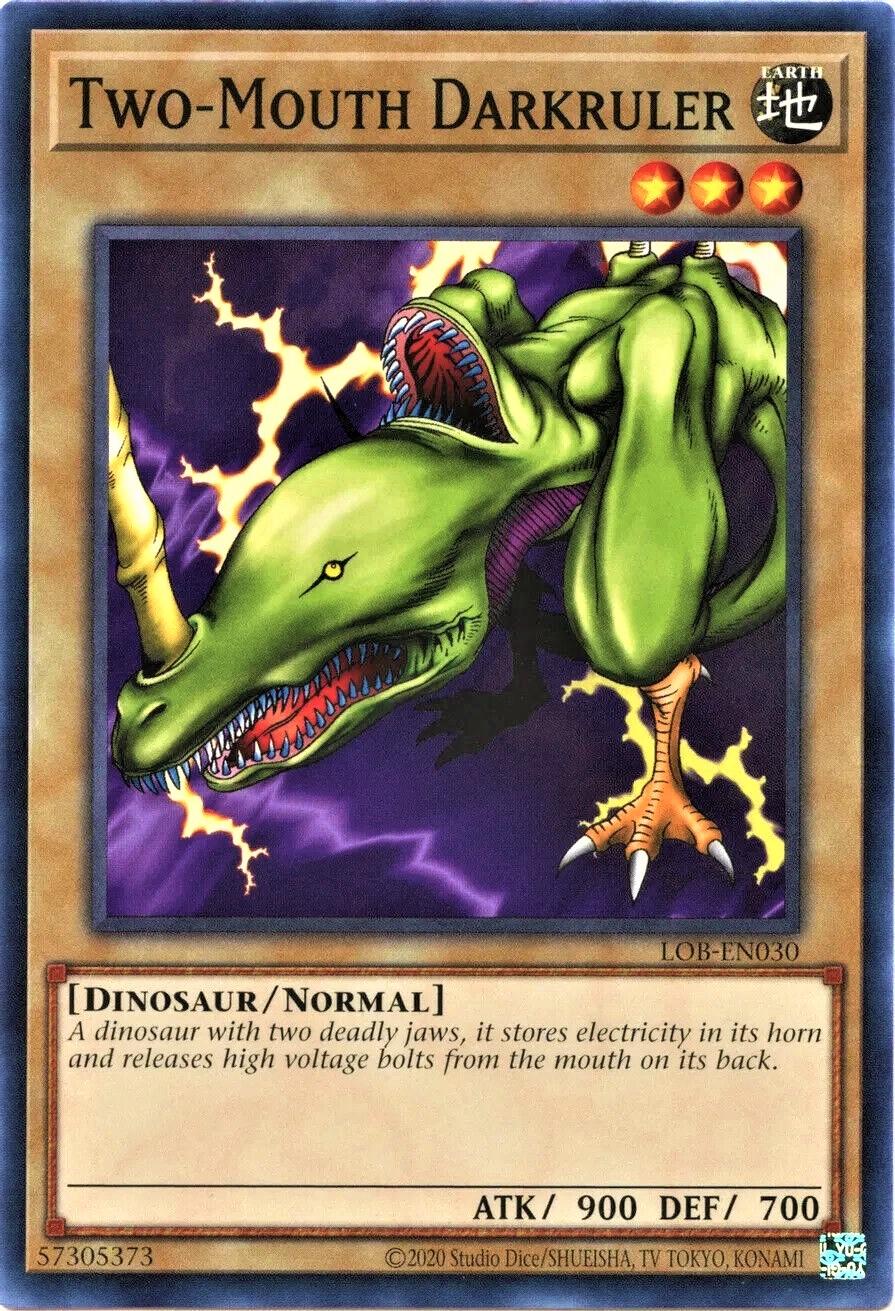 Two-Mouth Darkruler LOB-EN030 Prices | YuGiOh Legend of Blue Eyes White ...