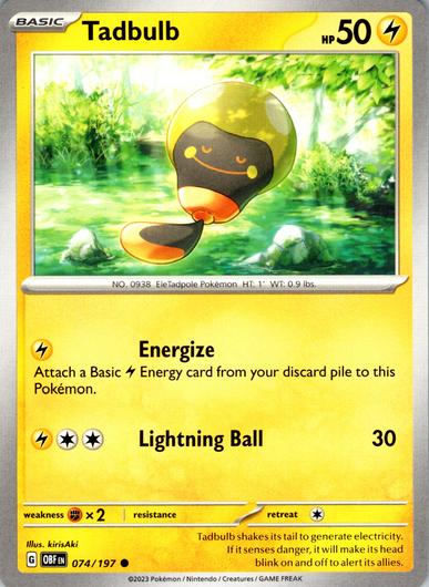 Tadbulb | Ungraded | Pokemon Obsidian Flames