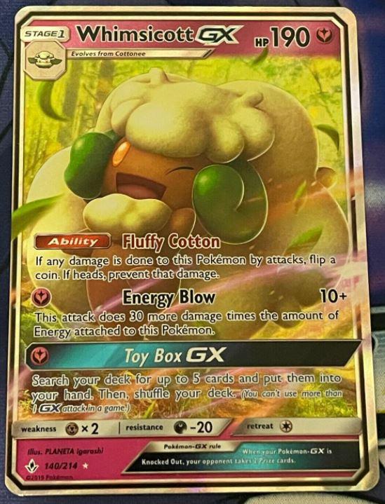 Whimsicott GX #140 Prices | Pokemon Unbroken Bonds | Pokemon Cards