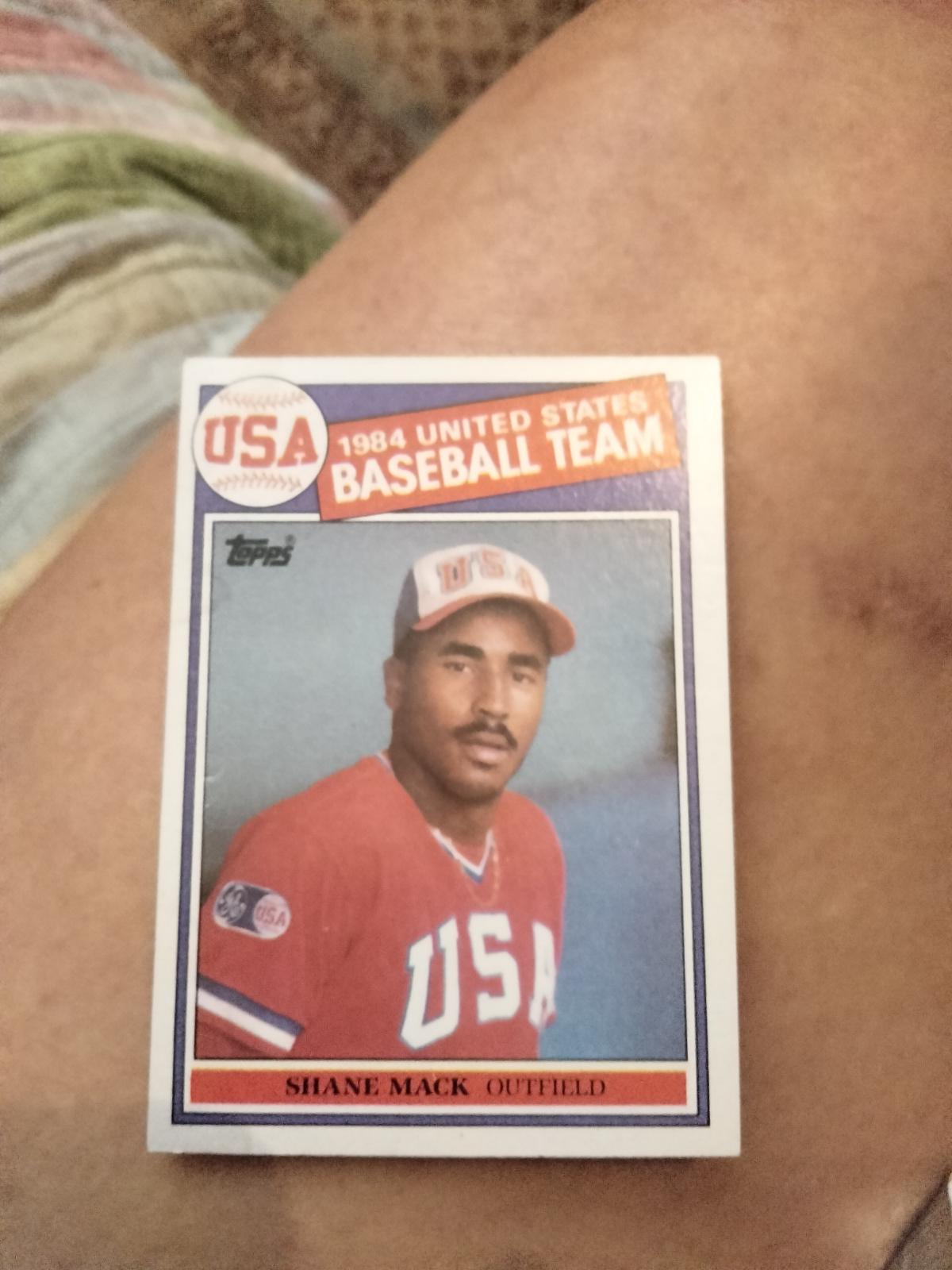 Shane Mack [84 USA Baseball Team] | Ungraded | 1985 Topps Tiffany