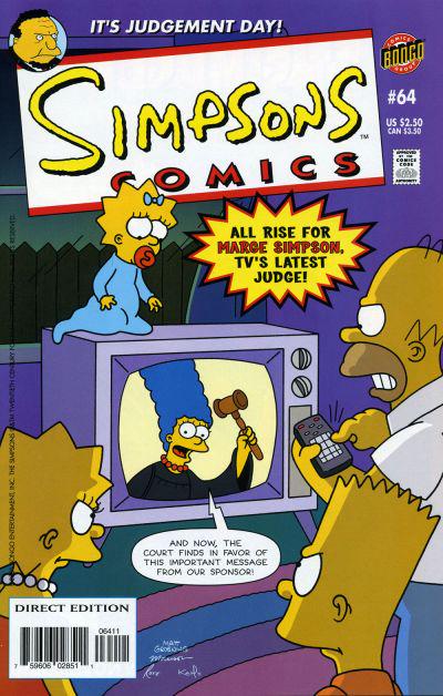 Simpsons Comics #64 (2001) Prices | Simpsons Comics Series