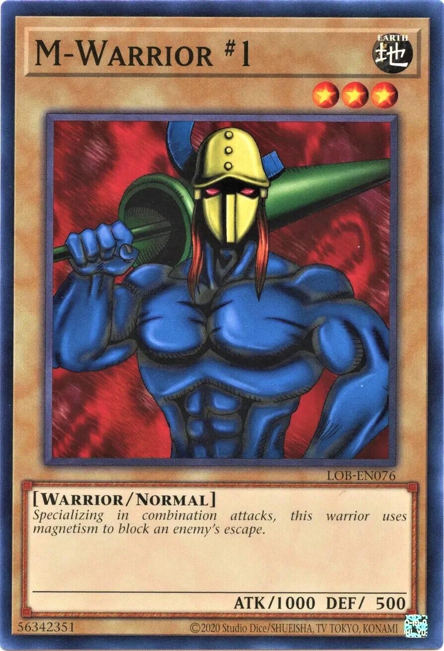 M-Warrior #1 LOB-EN076 Precios | YuGiOh Legend of Blue Eyes White ...