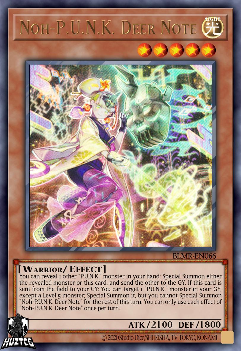 Noh-P.U.N.K. Deer Note BLMR-EN066 Prices | YuGiOh Battles of Legend ...
