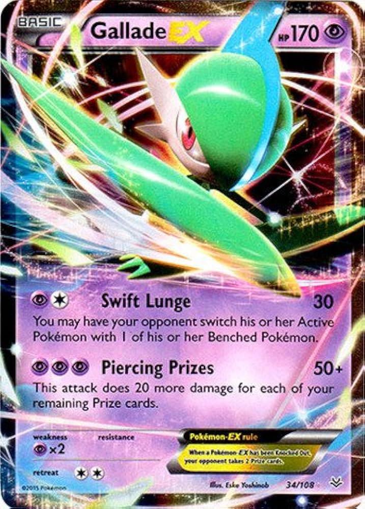 Gallade EX #34 Prices | Pokemon Roaring Skies | Pokemon Cards