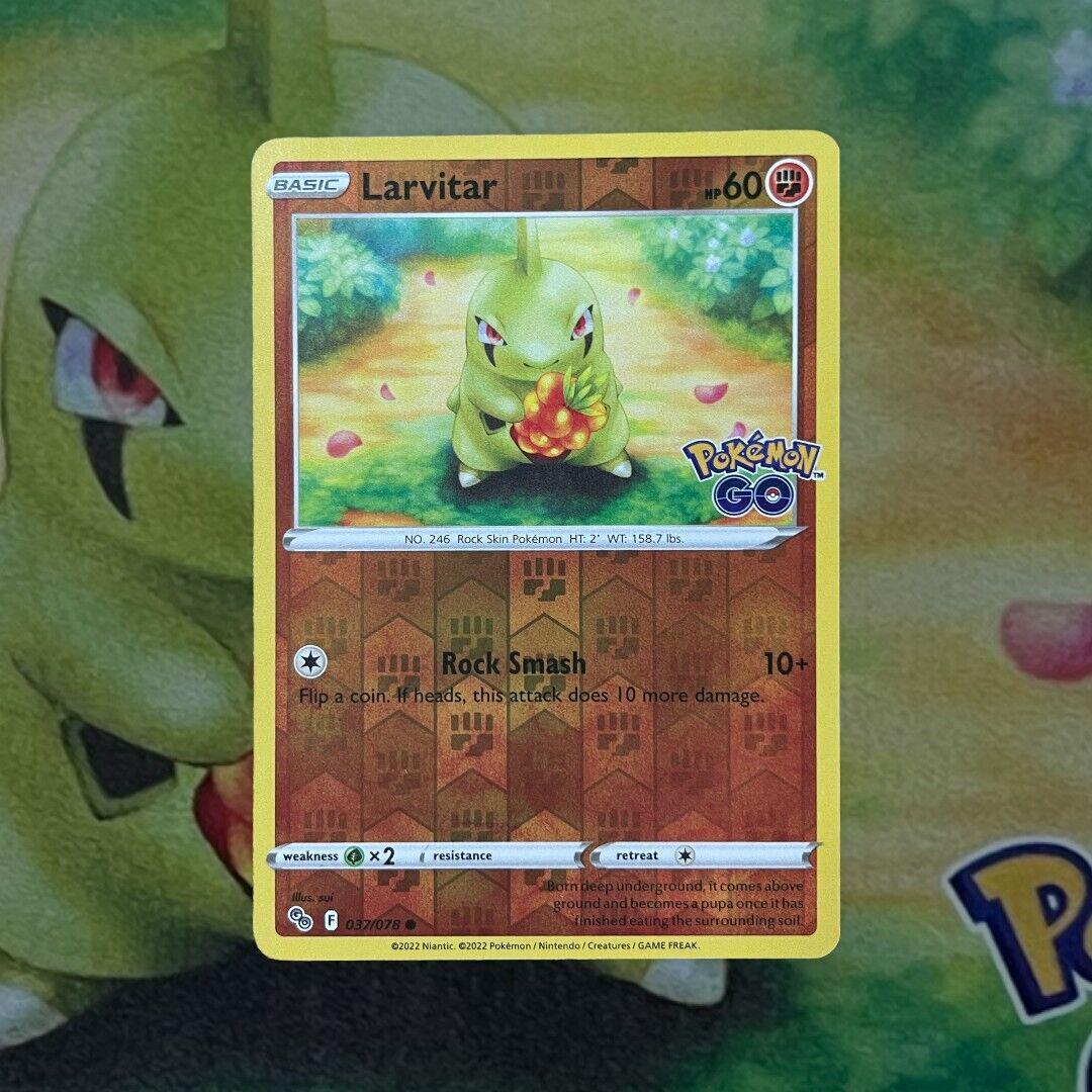Larvitar [Reverse Holo] #37 Prices | Pokemon Go | Pokemon Cards