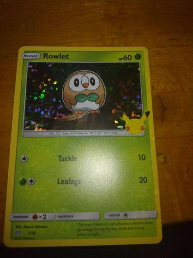 Rowlet [Holo] | Ungraded | Pokemon McDonalds 2021