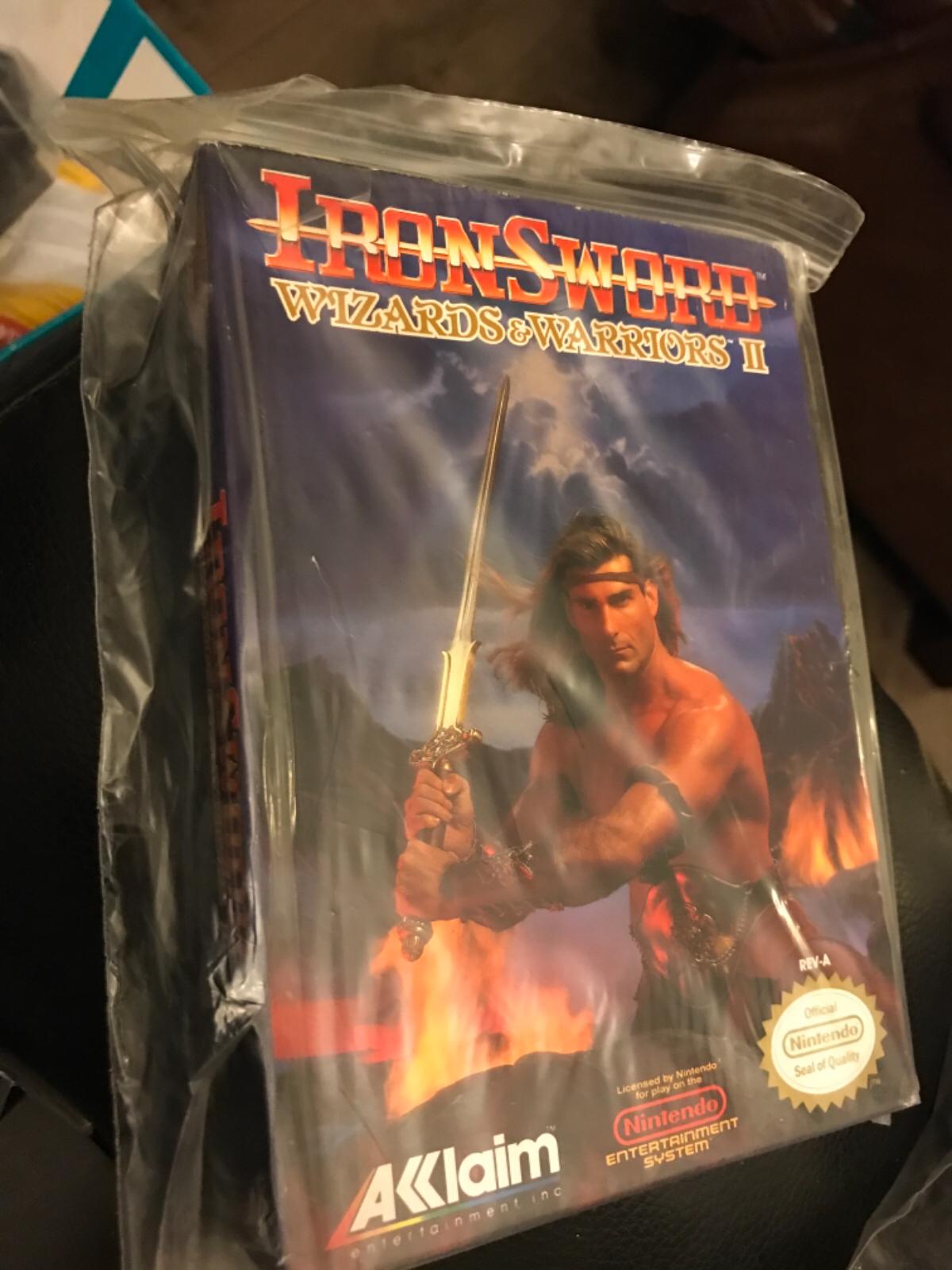 Iron Sword Wizards and Warriors II | Item, Box, and Manual | NES
