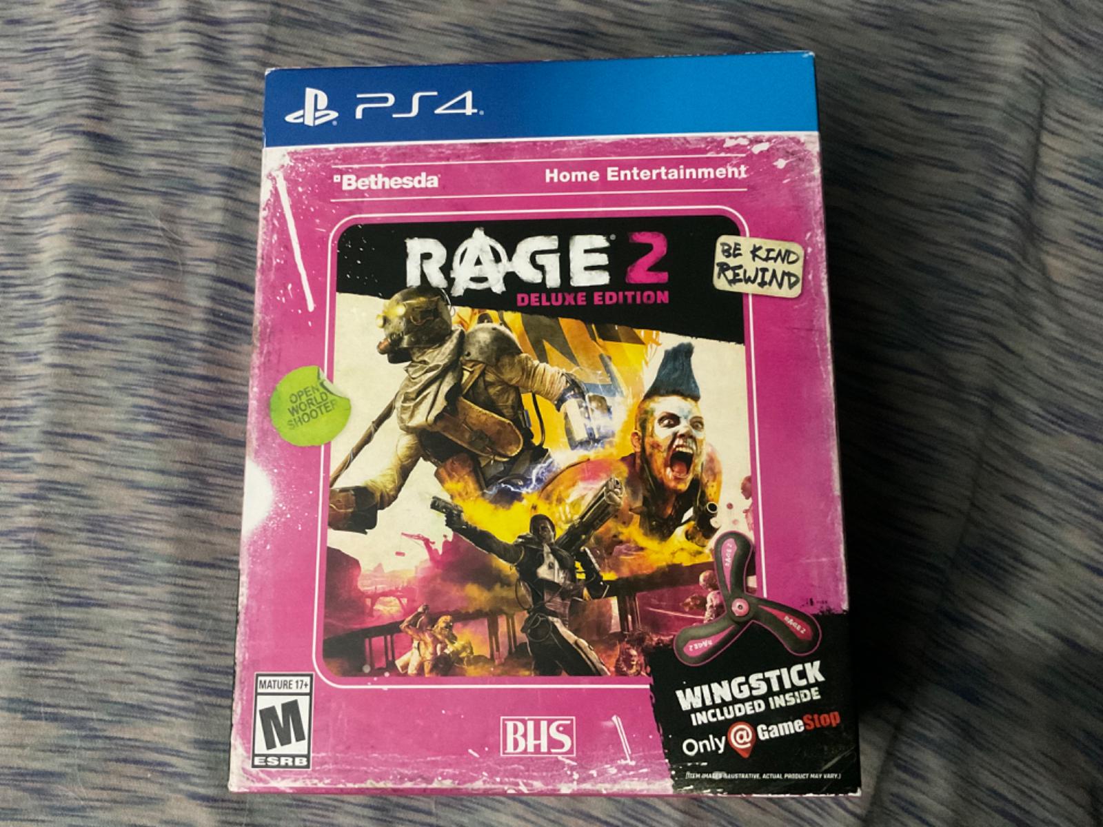 Rage 2 [Deluxe Gamestop Wingstick Edition] Prices Playstation 4 ...
