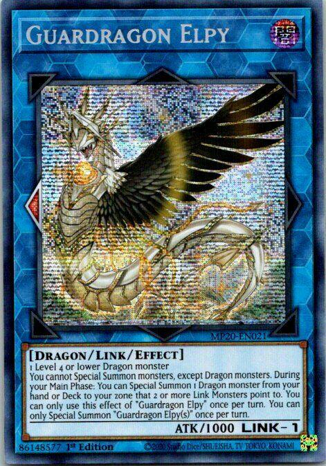 Guardragon Elpy MP20-EN021 Prices | YuGiOh 2020 Tin of Lost Memories ...