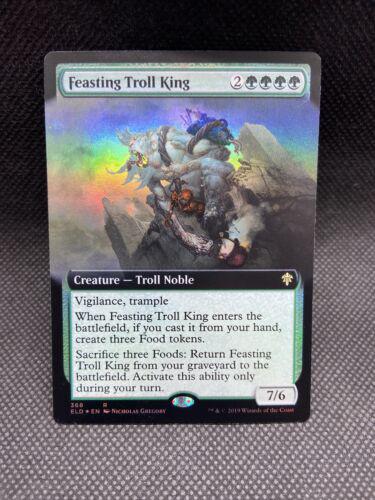 Feasting Troll King [Extended Art Foil] Prices | Magic Throne of Eldraine | Magic Cards