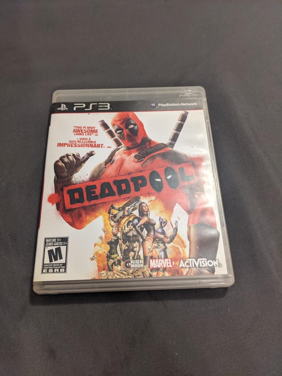 Deadpool | Item, Box, and Manual | Playstation 3