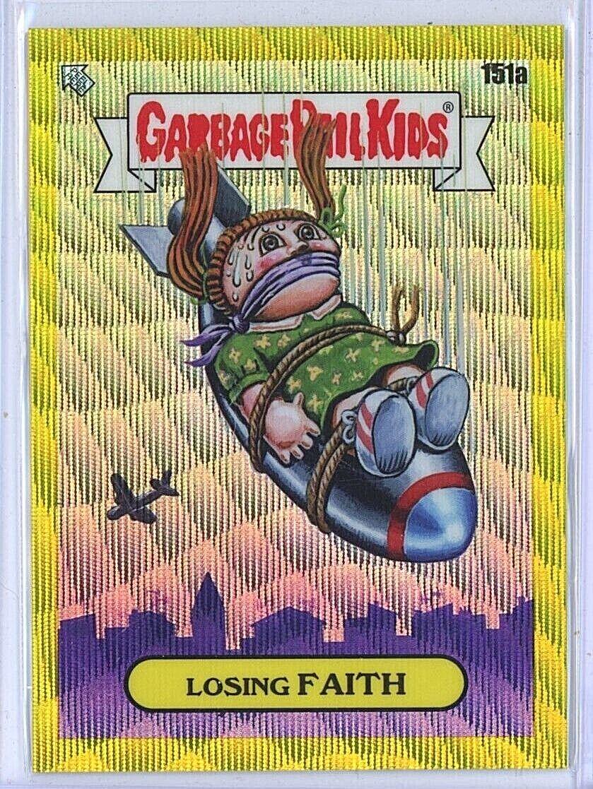 LOSING FAITH [Yellow Wave] #151a Prices | 2021 Garbage Pail Kids Chrome ...