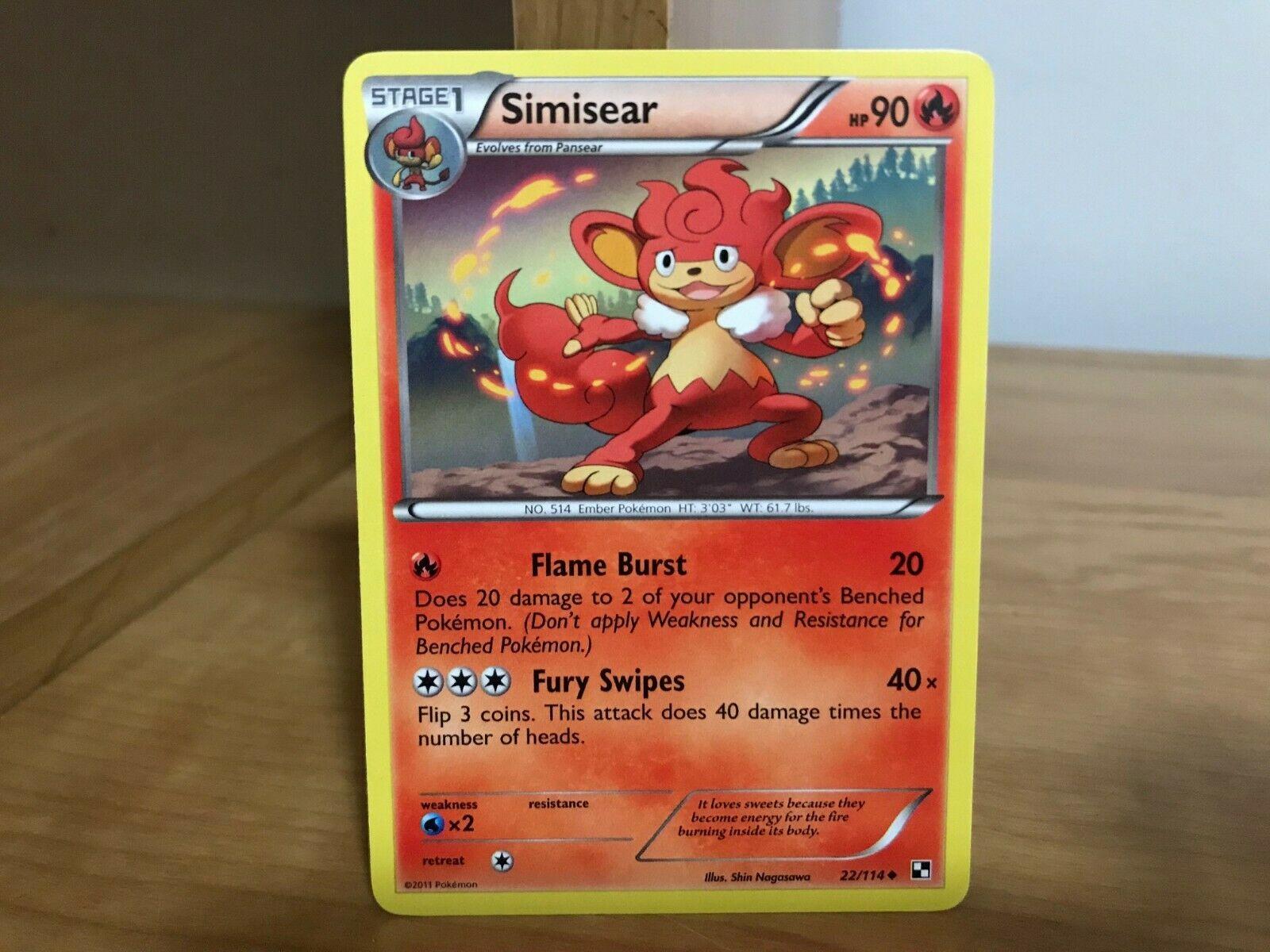 Simisear #22 Prices | Pokemon Black & White | Pokemon Cards