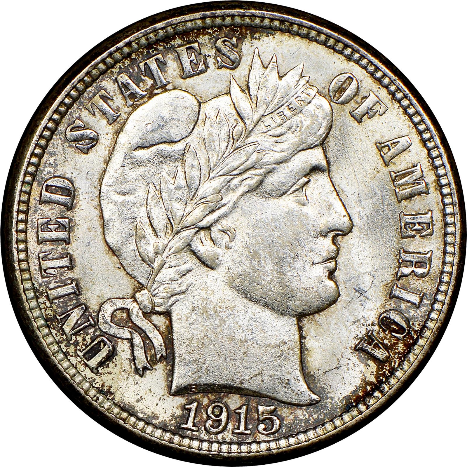 1915 Barber Dime Prices | Ungraded, NGC, PCGS Values