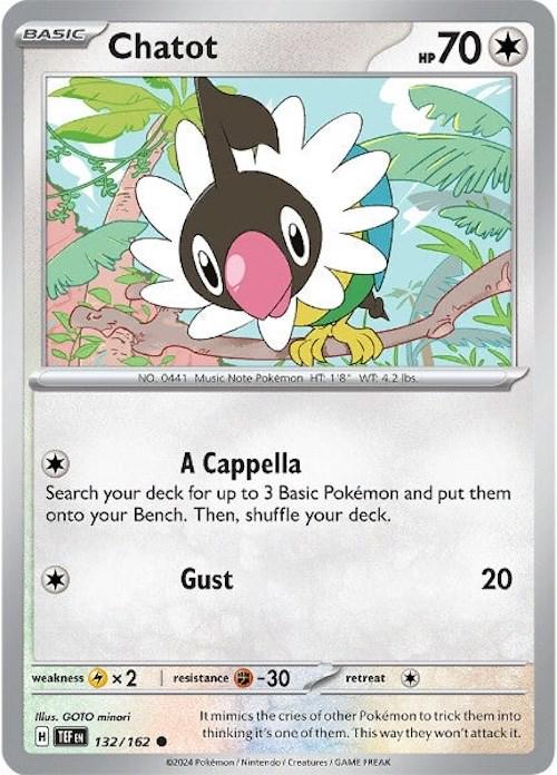 Chatot #132 Prices | Pokemon Temporal Forces | Pokemon Cards