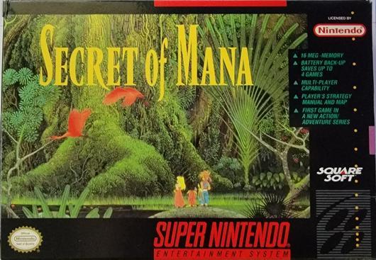 Secret of Mana | Box and Manual only | Super Nintendo