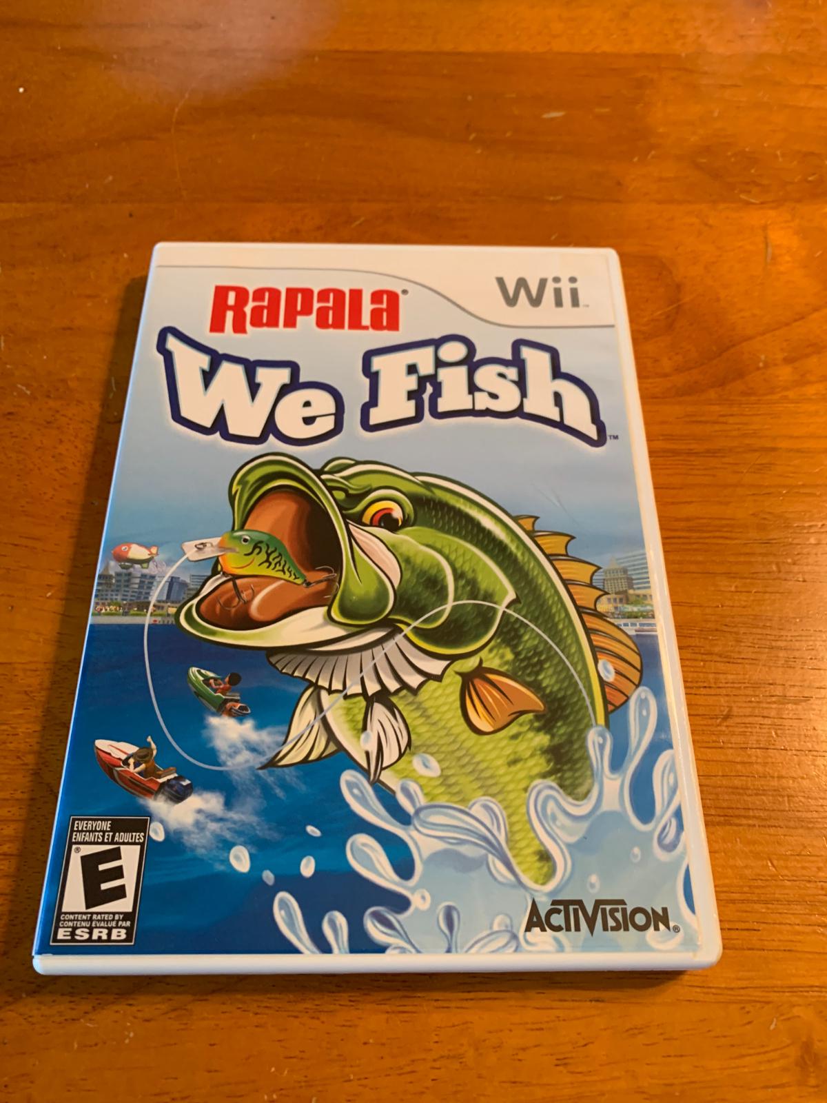Rapala: We Fish with Fishing Rod | Item, Box, and Manual | Wii