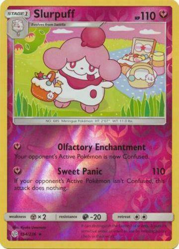 Slurpuff [Reverse Holo] #154 Prices | Pokemon Cosmic Eclipse | Pokemon ...