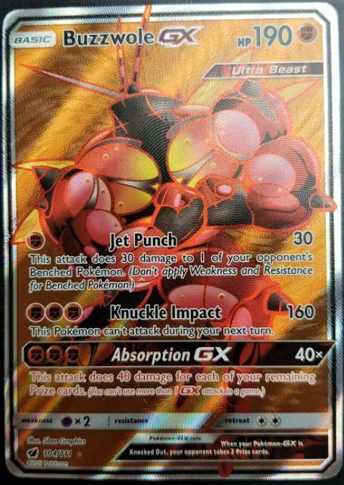 Buzzwole GX #104 Prices | Pokemon Crimson Invasion | Pokemon Cards