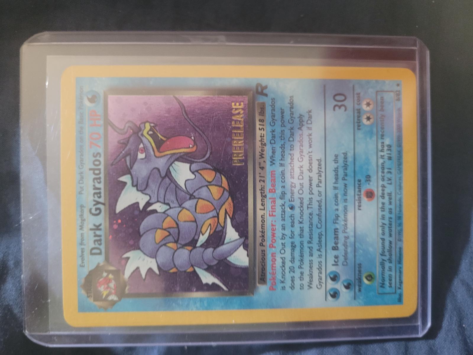 Dark Gyarados [Prerelease Holo] | Ungraded | Pokemon Team Rocket