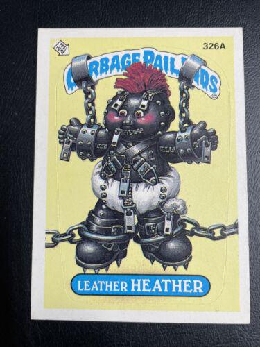 Leather HEATHER #326A Prices | 1987 Garbage Pail Kids | GPK Cards