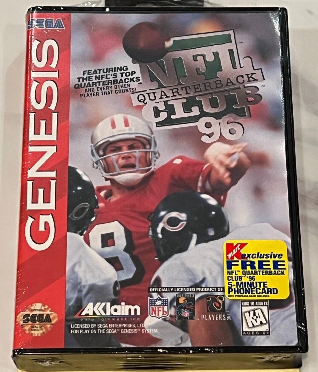 NFL Quarterback Club 96 [Kmart] Prices Sega Genesis | Compare Loose ...