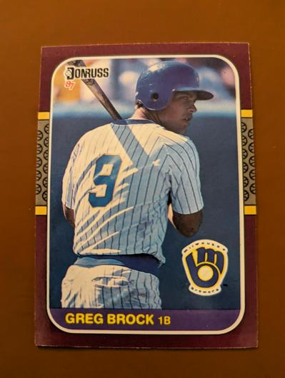Greg Brock | Ungraded | 1987 Donruss Opening Day