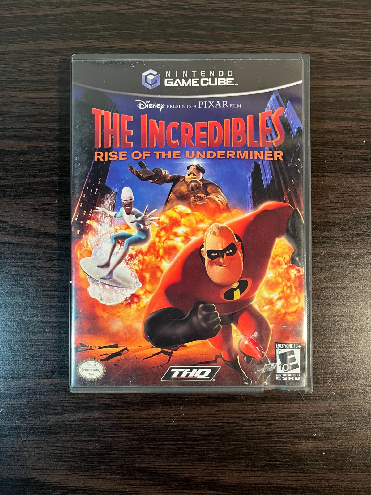 The Incredibles Rise of the Underminer | Item, Box, and Manual | Gamecube