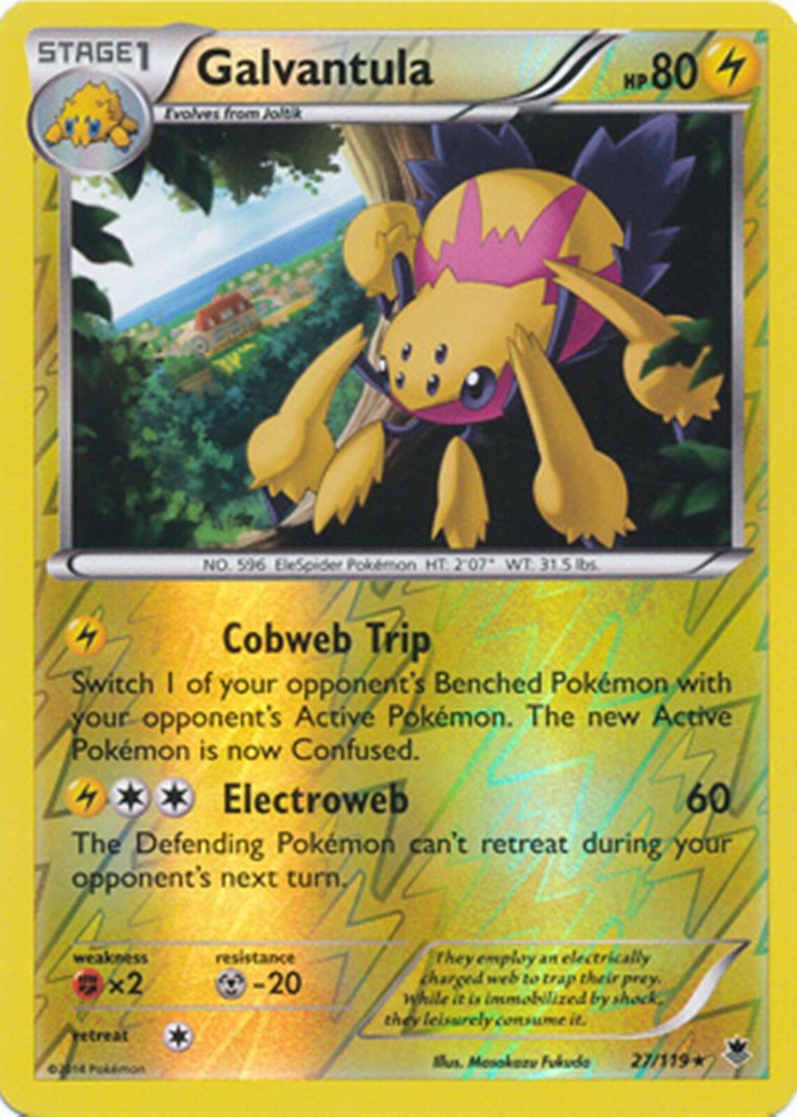 Galvantula [Reverse Holo] #27 Prices | Pokemon Phantom Forces | Pokemon ...