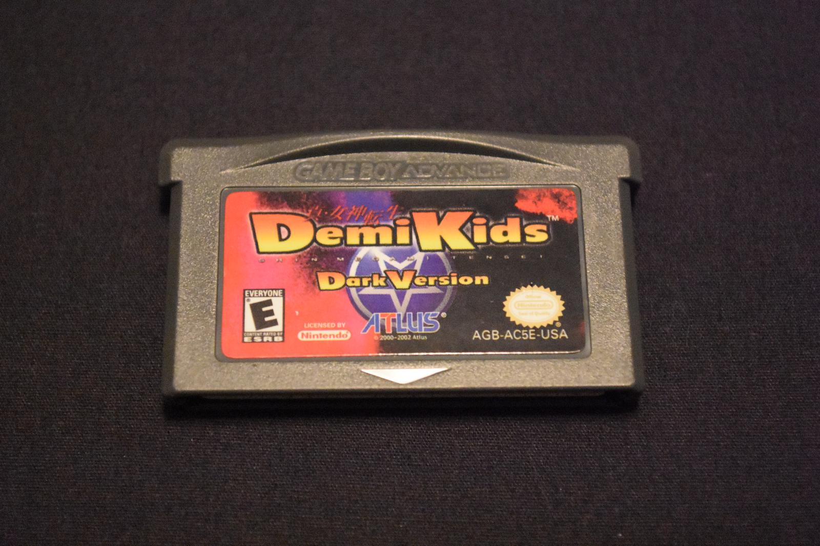 DemiKids Dark Version | Item, Box, and Manual | GameBoy Advance