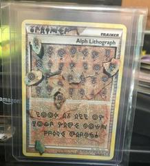 Alph Lithograph #FOUR Prices | Pokemon Triumphant | Pokemon Cards