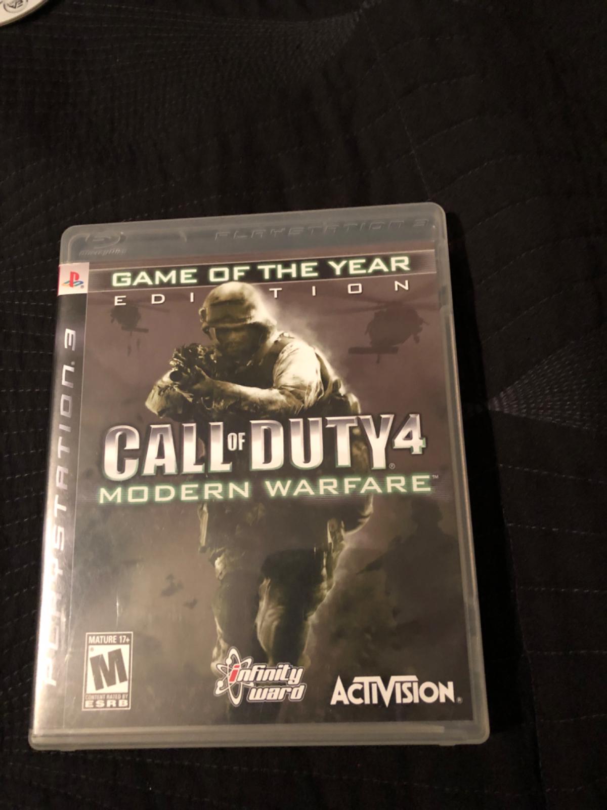 Call of Duty 4 Modern Warfare [Game of the Year] | Item, Box, and ...