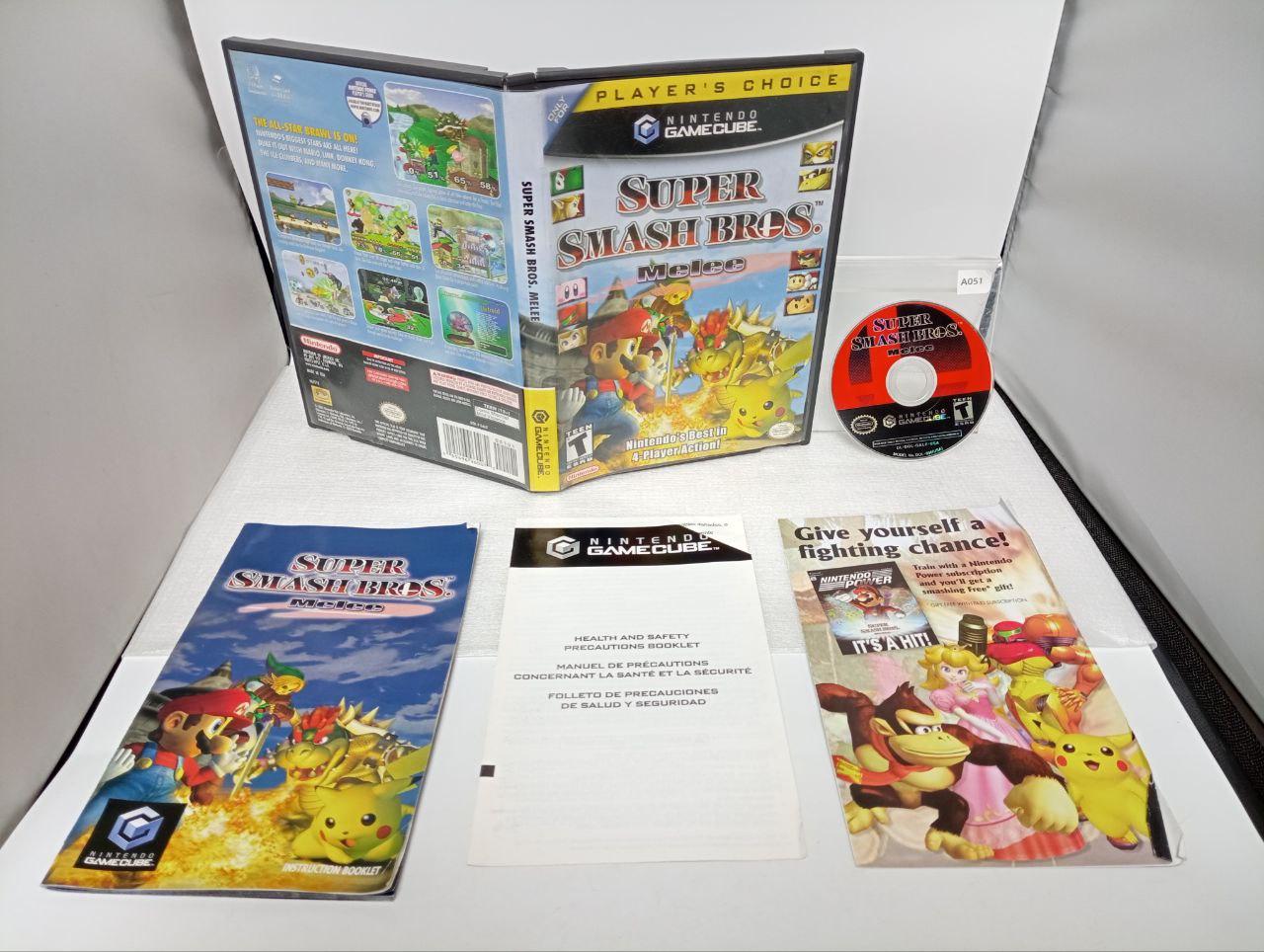 Super Smash Bros. Melee | Item, Box, and Manual | Gamecube