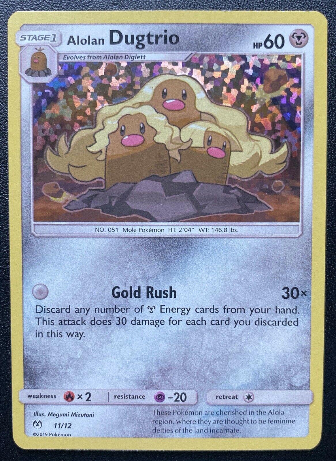 Alolan Dugtrio #11 Prices | Pokemon McDonalds 2019 | Pokemon Cards