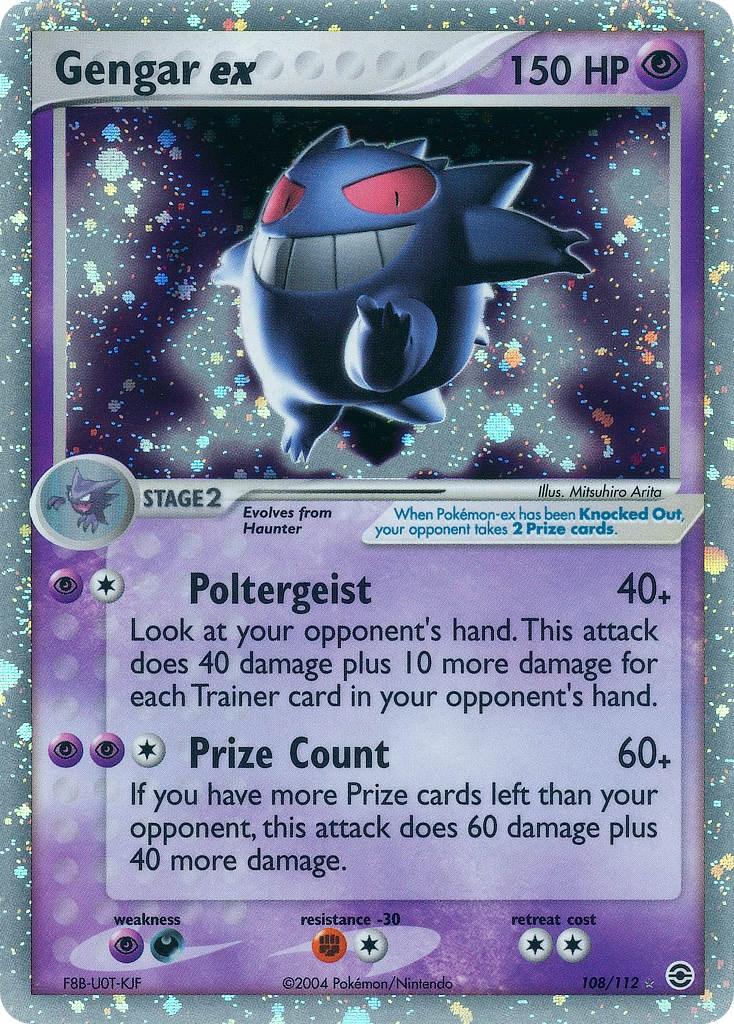 Gengar EX #108 Prices | Pokemon Fire Red & Leaf Green | Pokemon Cards